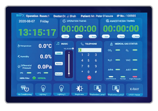 10" Industrial Touch Screen for Operation Theater | BIO-X India