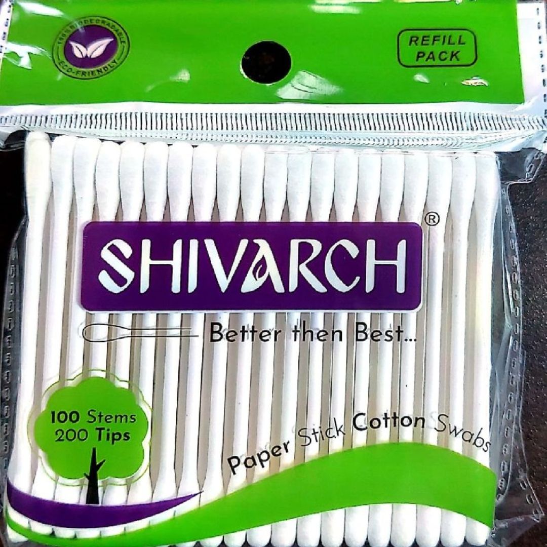 Hygiene Packed Poly Pack Paper Stick - Medical Swabs | Shubhang Products Co