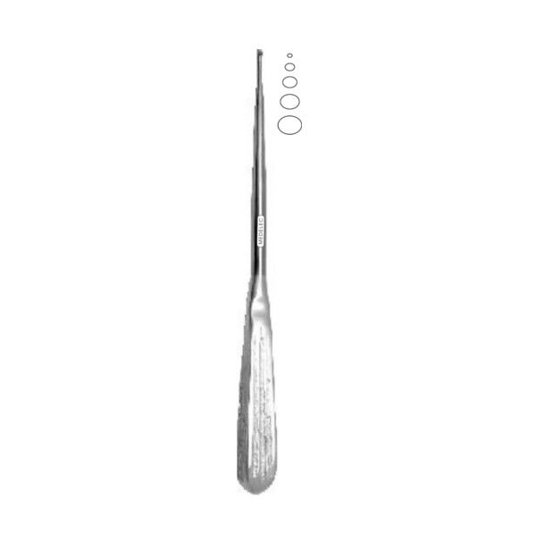 Buy 129-LEMPERT Mastoid Curette - Medelec Instruments