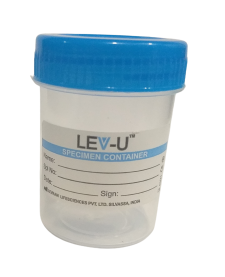 LEV-U Specimen Container - Levram Lifesciences Pvt. Ltd. | Medzell