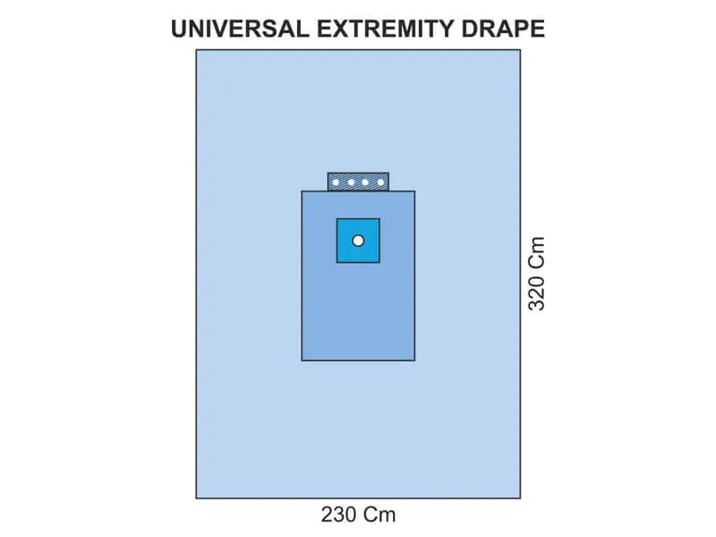 Universal Extremity Drape - Careon Healthcare Solutions Pvt. Ltd. | Medzell