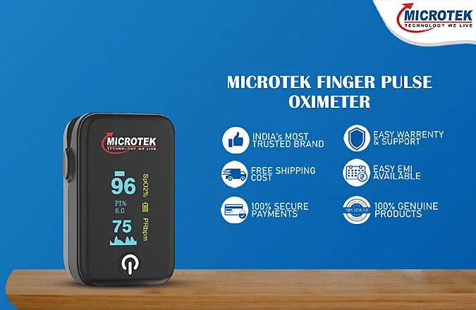 Finger Pulse Oximeter - Microtek International Pvt. Ltd. | Medzell