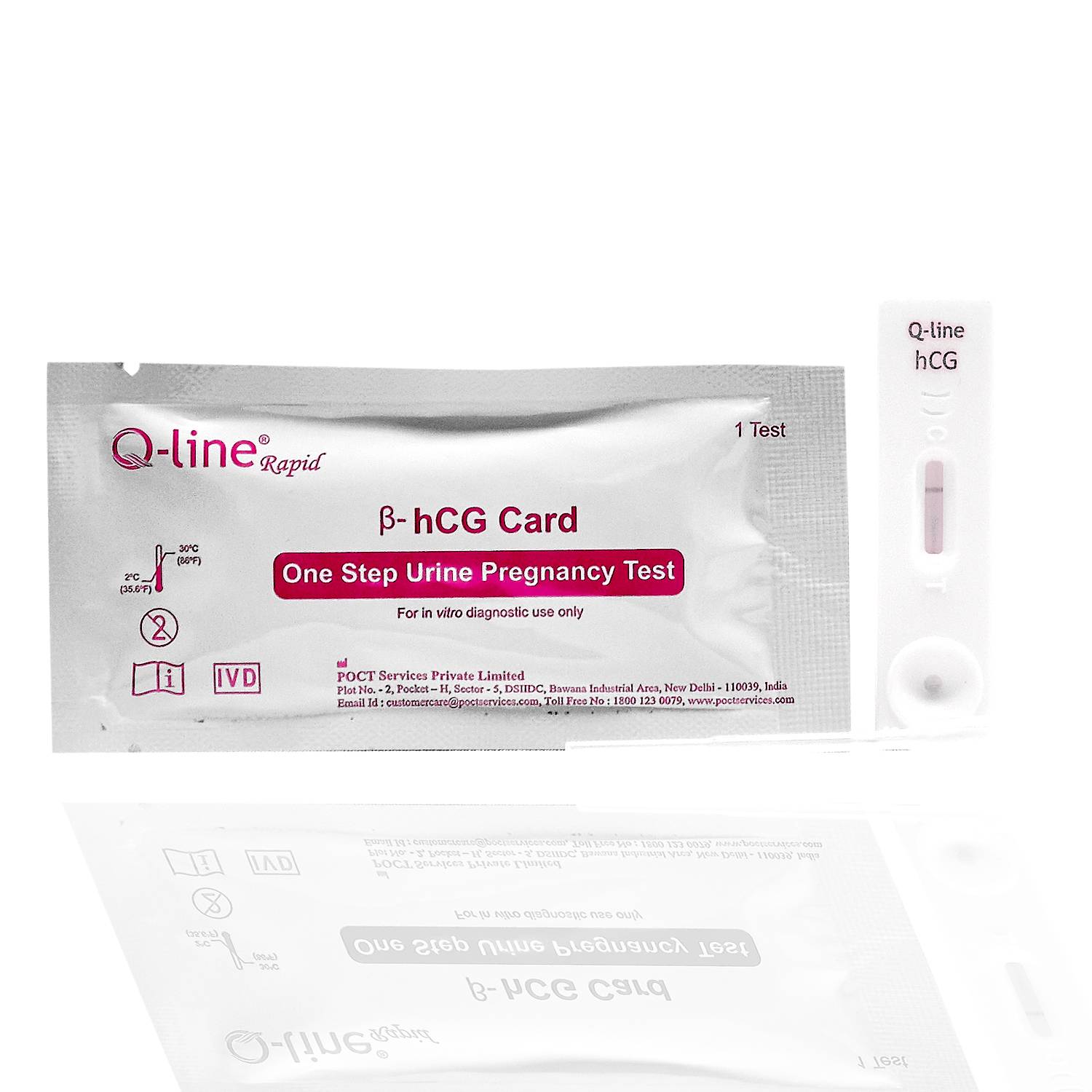hCG Pregnancy Test Kit - Pregnancy Test Kit - Q-line Biotech Private ...