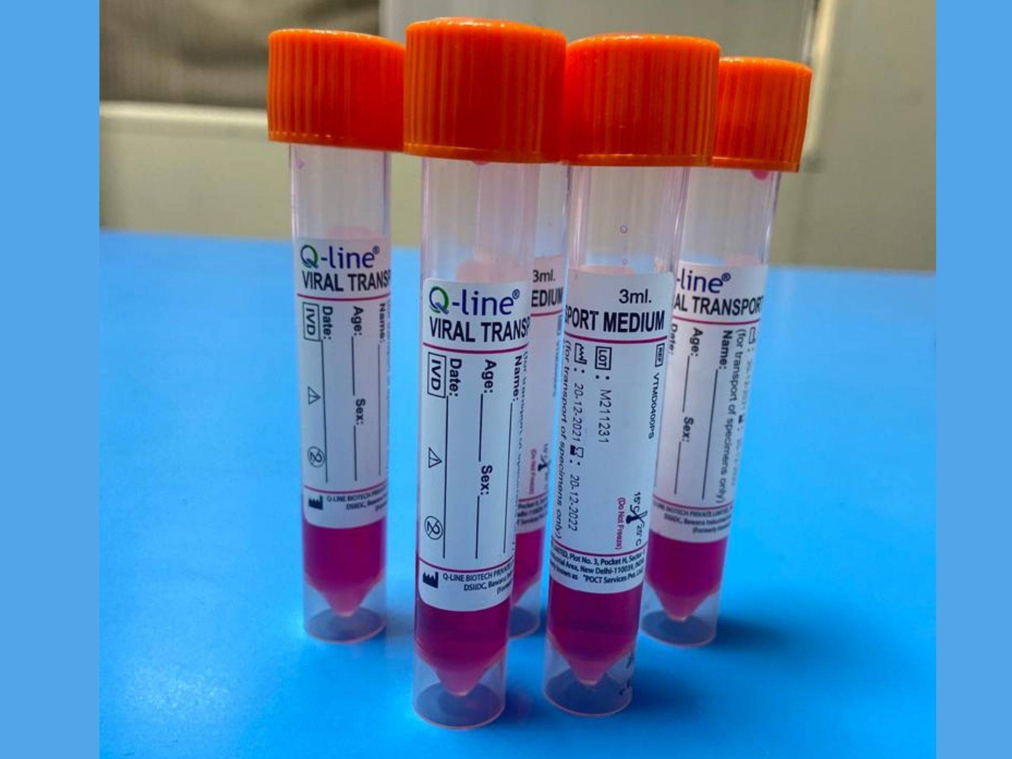 Viral Transport Medium - Culture Tube - Q-line Biotech Private Limited ...