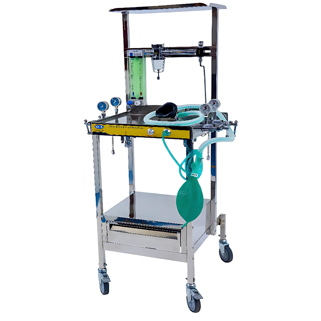 Anaesthesia Machine 555 - anesthesia machine with scavenging unit ...