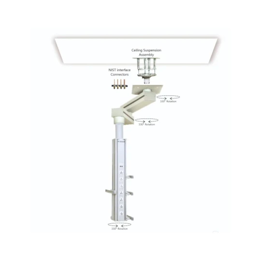 ME-003 Anesthesia Surgical Pendant | Ceiling-Mounted Double Arm