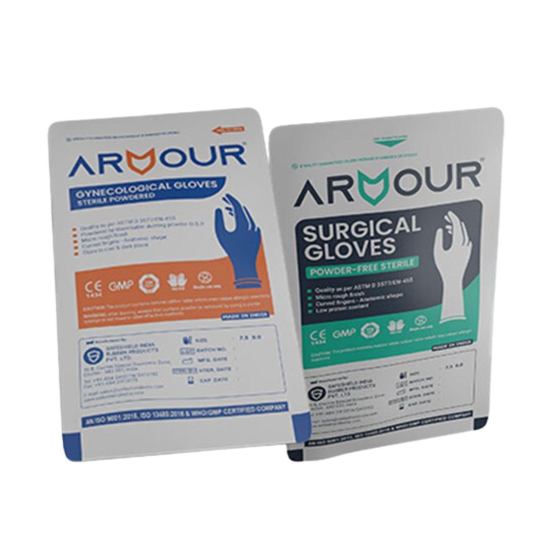ARMOUR Latex Surgical Gloves - Safeshield India Rubber Products Pvt ...