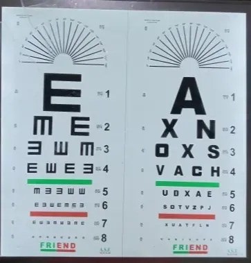 ASF Snellen Vision Chart LED - A.S.F. Universal | Medzell