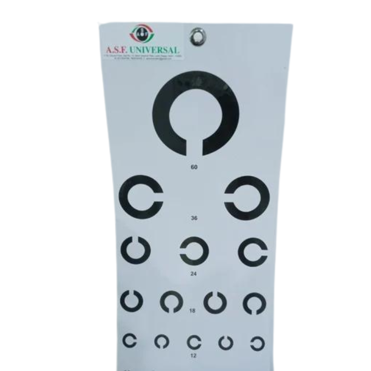 ASF30 C Distance Vision Chart - A.S.F. Universal | Medzell