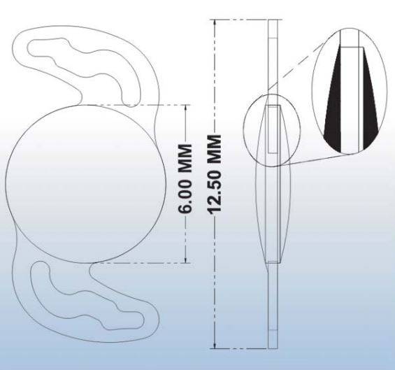 EF 1564A - Hydrophilic Acrylic Square Edge With Slit - Intraocular ...