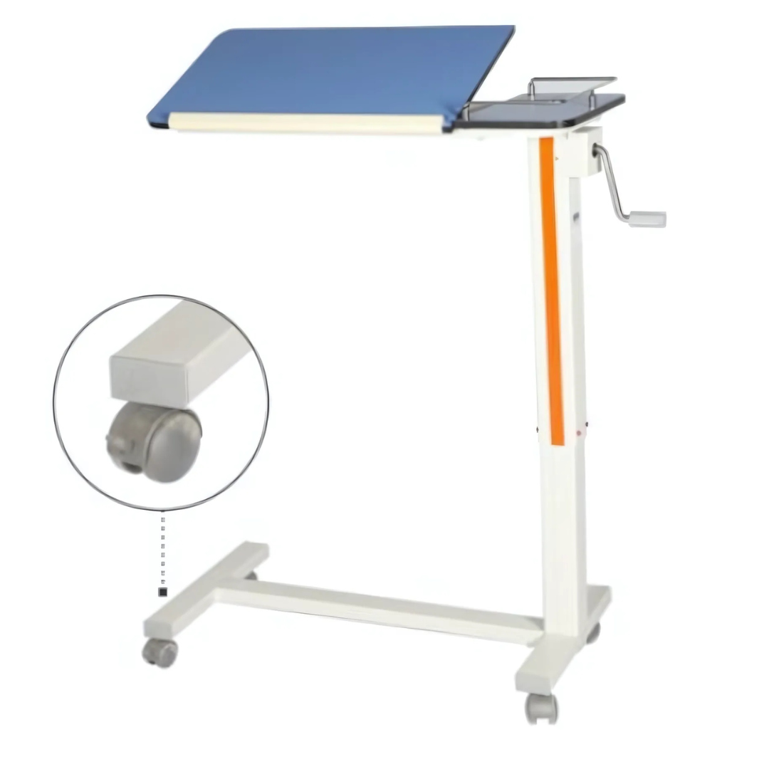 AX1012A Deluxe Adjustable Bedside Table - bedside table with wheels | Midmark India Pvt Ltd.