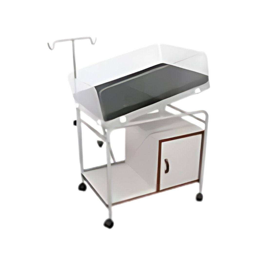 Acrylic Transparent Crib with Mattress - Baby Bassinet with Utility Box ...