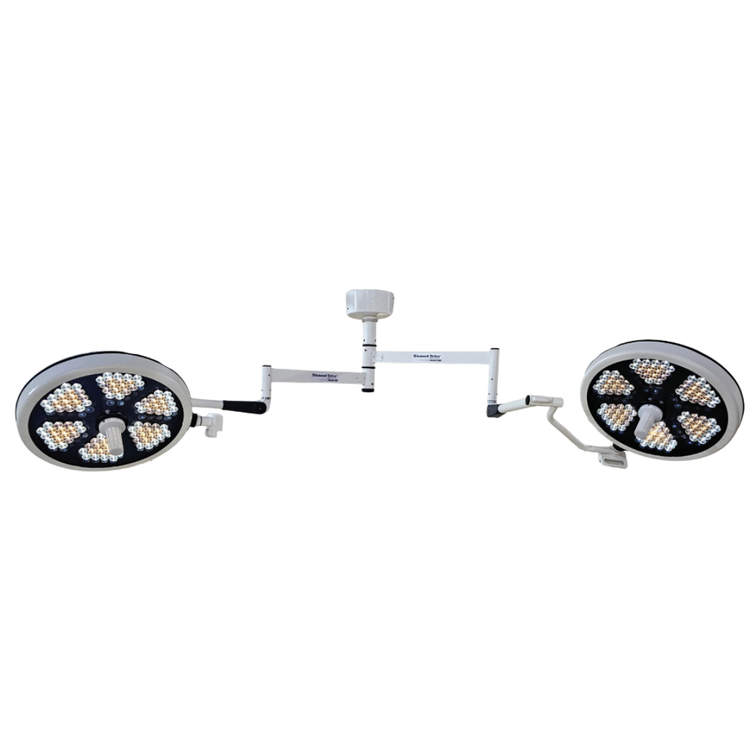BRIGHT 6060 Double Head – LED Shadowless OT Lights | Diamond Delux