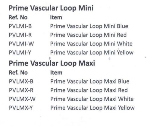 Prime Vascular Loops - Vascular/Vessel Loops - Advanced LifeSciences ...