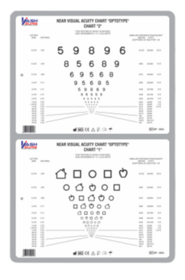 DP-5023 Symbols And Number Near Vision Card | Kashmir Surgicals India ...