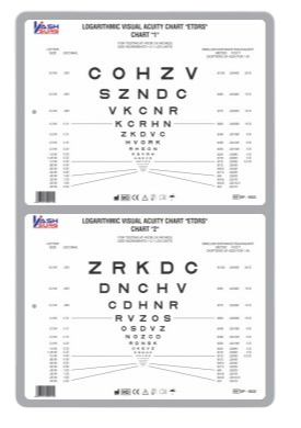 Buy online DP-5022 Sloan Letter Near Vision Card - Eye Charts | Kashmir ...