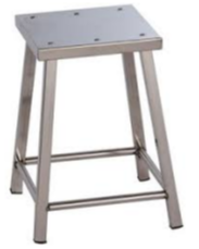 SAM-600 Rectangular Stool Full SS | Surgimill Medical Systems
