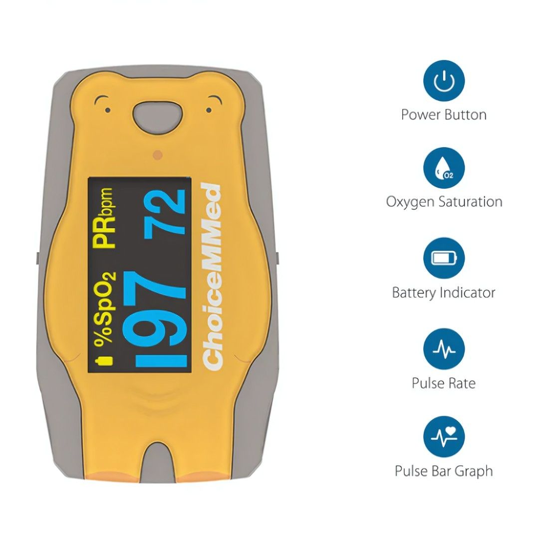 CHOICEMMED MD300C52 Pedia Fingertip Pulse Oximeter for Children
