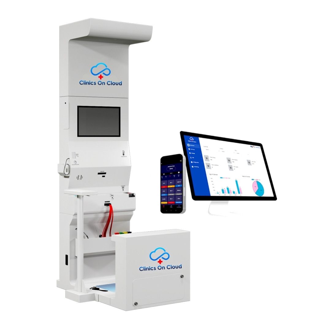 COC Health Kiosk - Smart Diagnostic ATM Kiosks for Sale from Clinics On Cloud