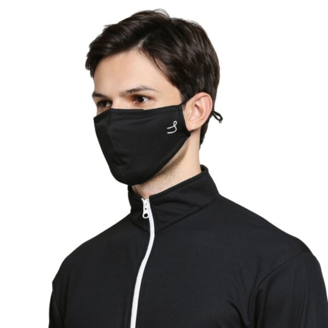 Covid Killer Moisture Wicking Mask (Black) - Reusable Face Mask ...