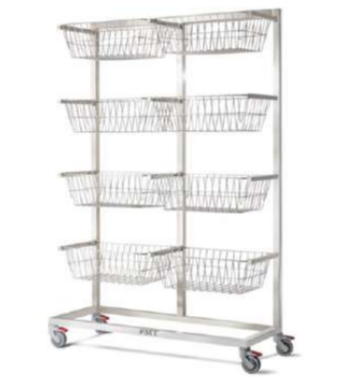 CSSD Basket Distribution Trolley - PMT Healthcare Private Limited | Medzell