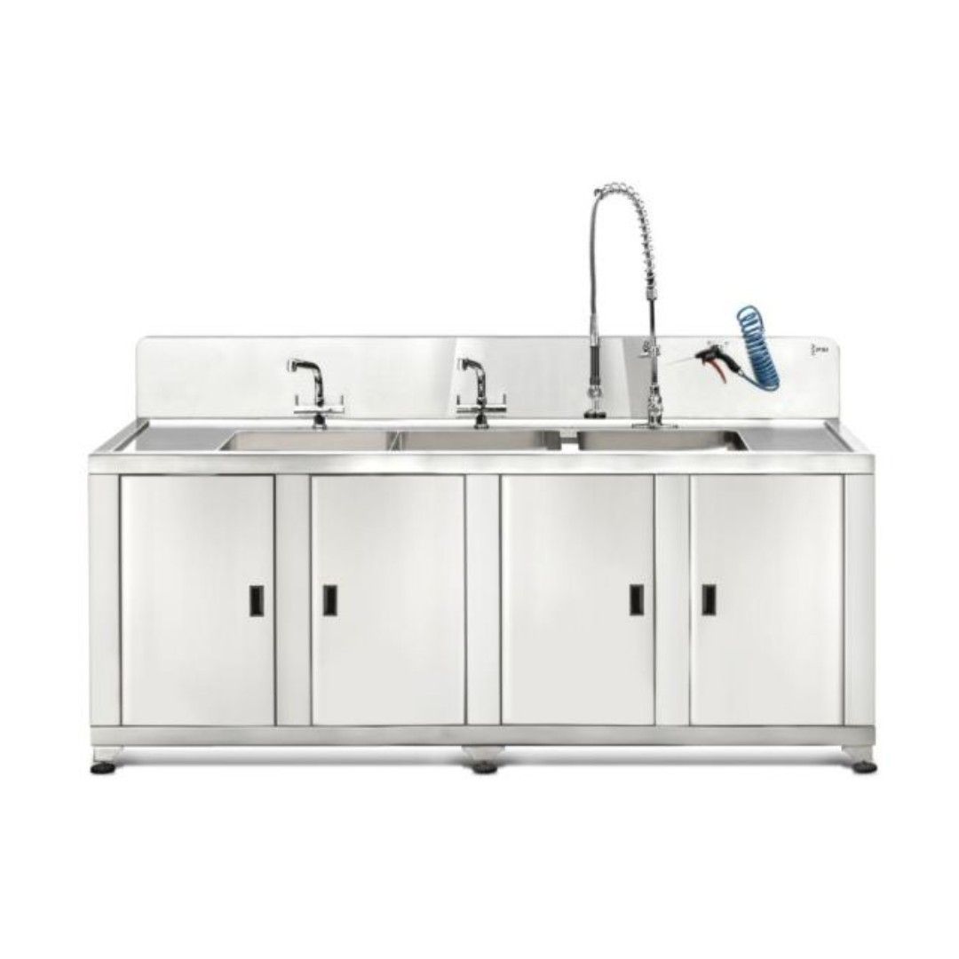 CSSD 2-Station Medical Sink for Sale | Palakkad Surgical Industries Pvt ...