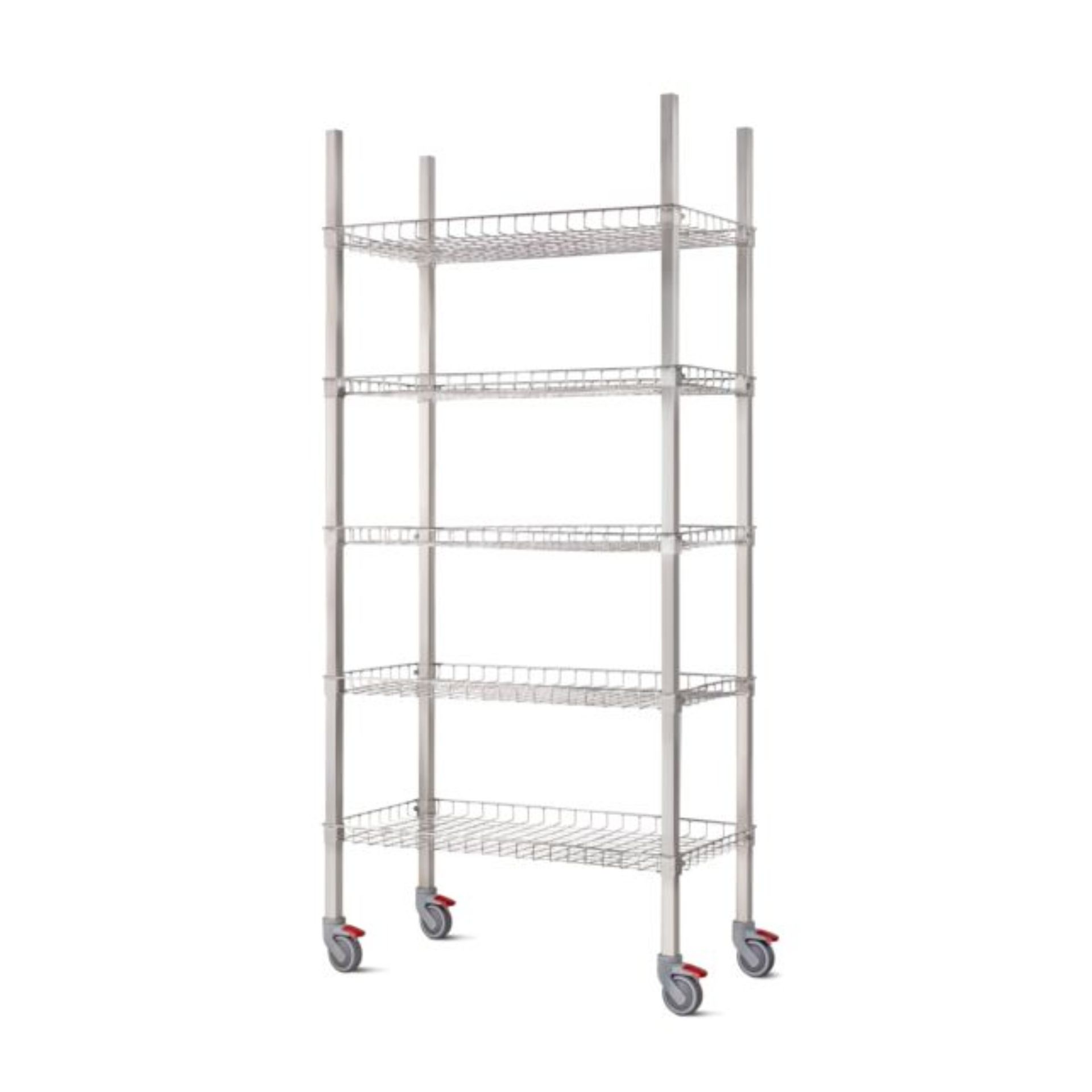 CSSD Mobile Mesh Rack-Adjustable | Medical CSSD Mobile Mesh Rack