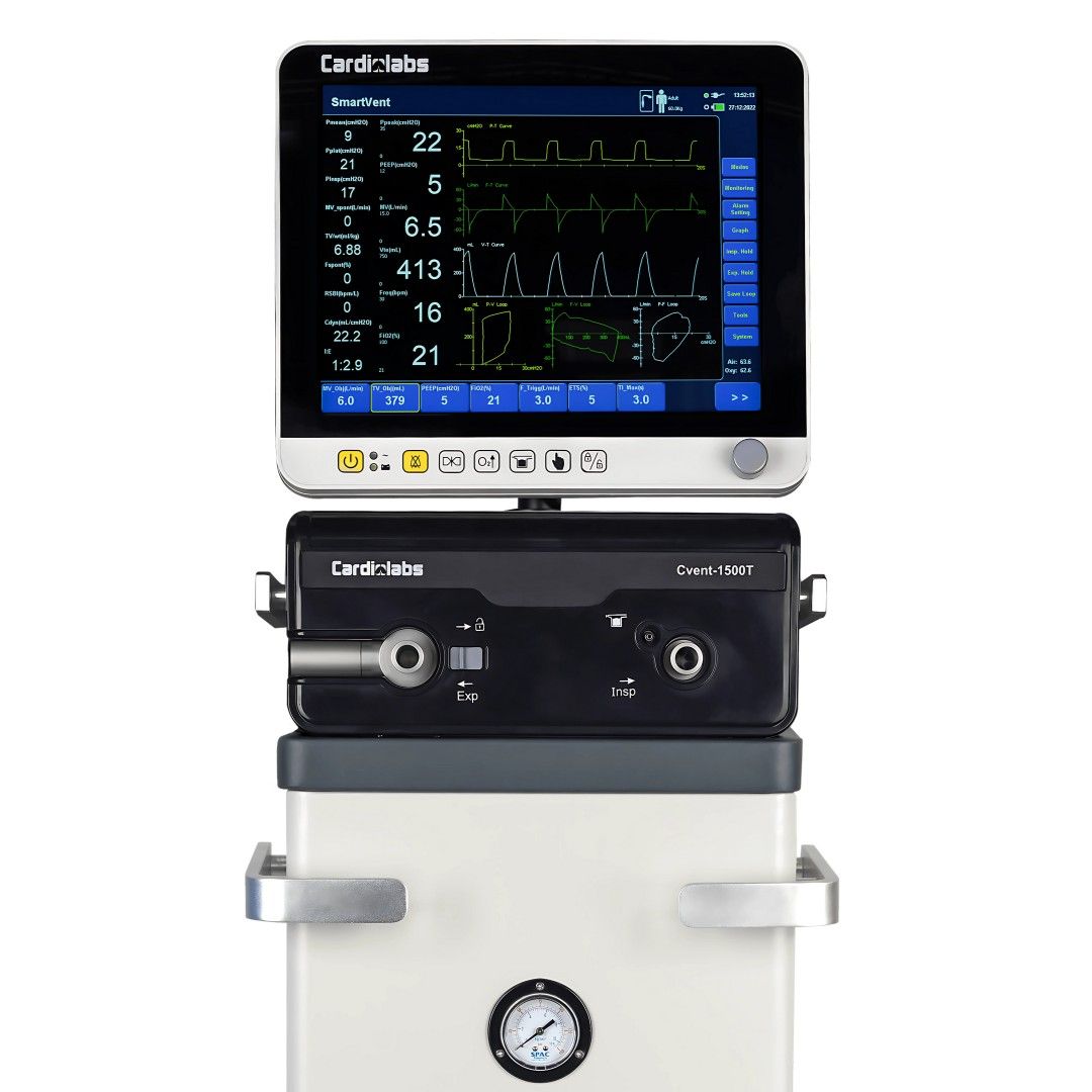 Cvent 1500T - ICU, NICU, PICU Medical Ventilator | Cardiolabs ...