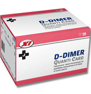 D-Dimer Quanti Cards - Fluorescence Immunoassay Test Kits - J. Mitra ...