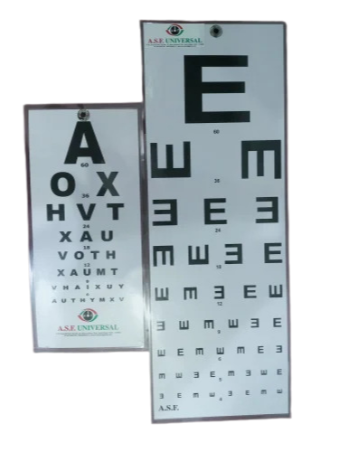 Distance Vision Chart 6 Meter & 3 Meter PVC - A.S.F. Universal | Medzell