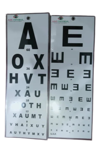 Distance Vision Chart 6 Meter & 3 Meter PVC - A.S.F. Universal | Medzell
