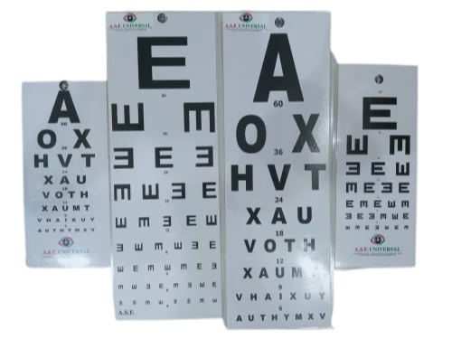 Distance Vision Chart 6 Meter & 3 Meter PVC - A.S.F. Universal | Medzell
