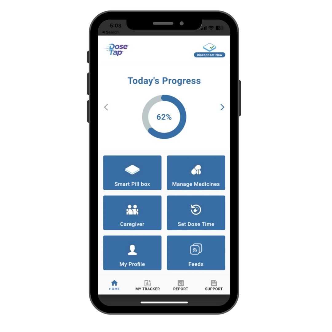 Dose Tap IoT Pill Box - Smart Medication Management