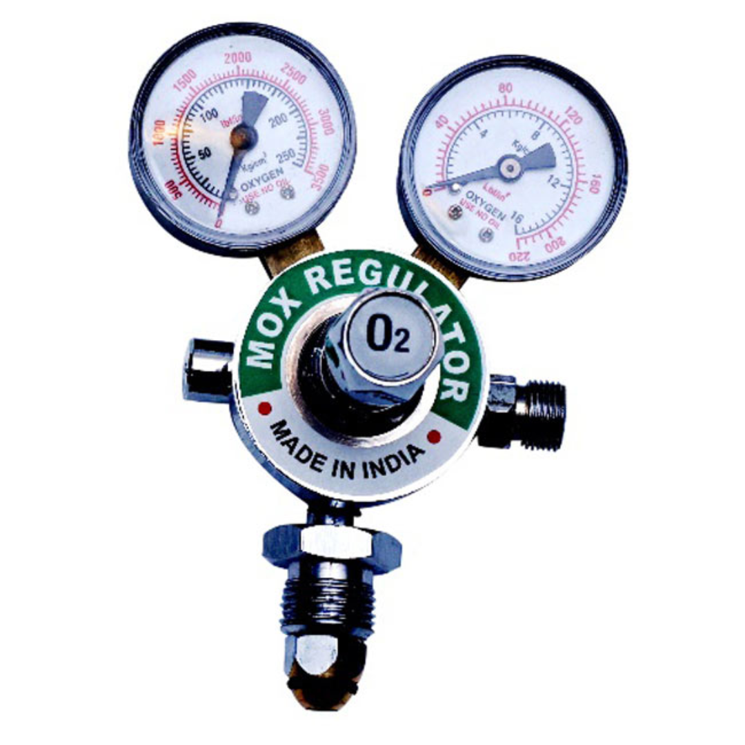 Double-Stage Bed-side Oxygen Regulator (GI-11A) for Hospitals | Gulati ...