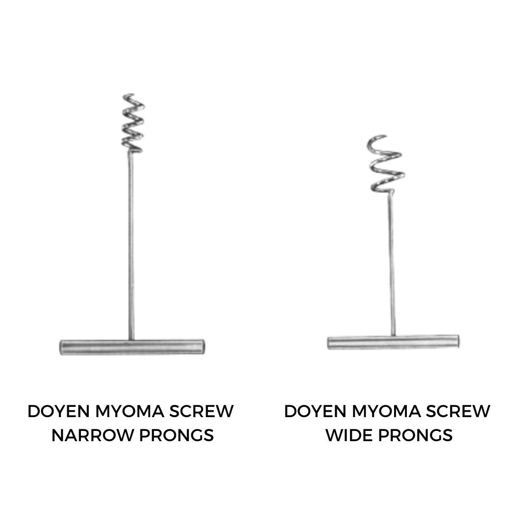 Buy Doyen Myoma Screw Prongs - Golden Surgicals