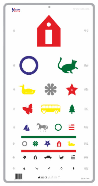 DP-5002 Kindergarten Color Chart | Manufactured by Kashmir Surgicals