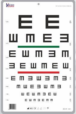 DP-5007 Tumbling "E" Eye Chart - Buy Eye Charts Online