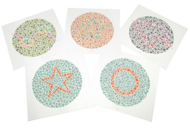 Color Deficiency Test Cards for Children - Eye Charts (Set of 10 ...