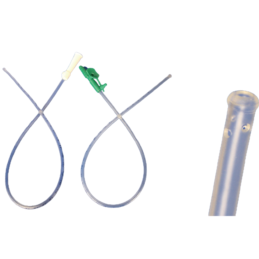 Elephant Foot Suction Tube – Blunt Tip, 4-Hole | Type IV | Fr8–Fr16 Sizes