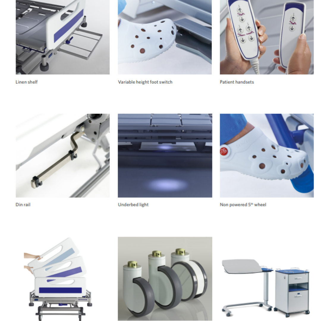 Enterprise 5000X Attenders Bed by Arjo