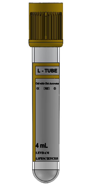 L-TUBE Double Cap Gel with Clot Activator - Blood Collection Tubes ...