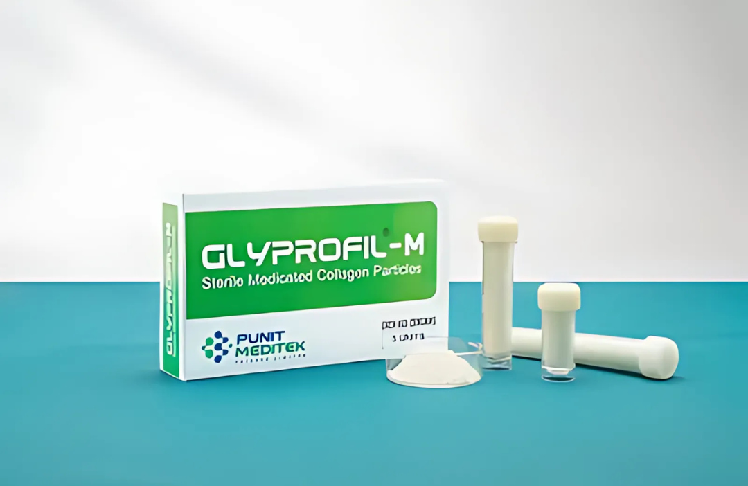GLYPROFIL M - MEDICATED COLLAGEN PARTICLES - collagen wound dressing ...