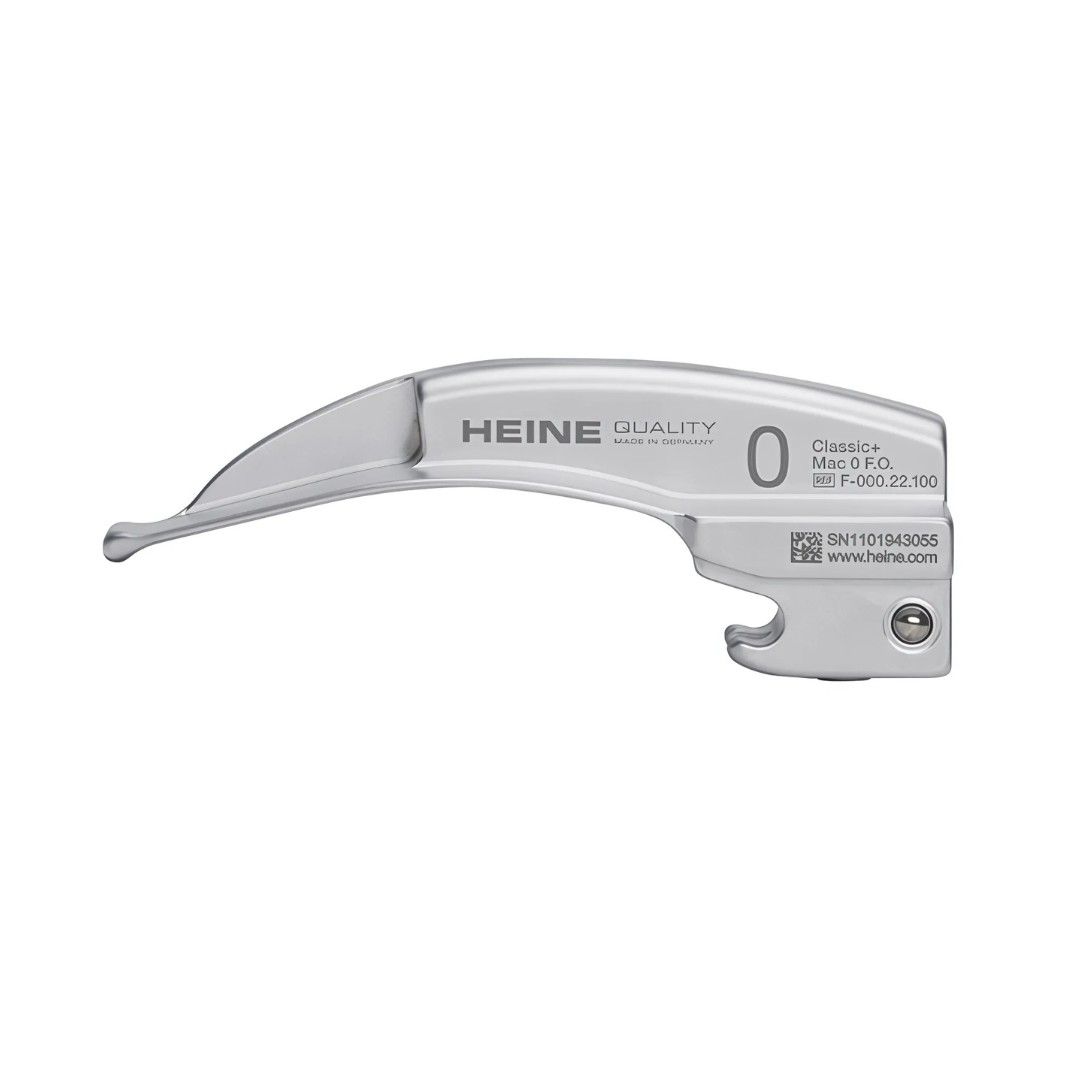 HEINE Classic+ Macintosh Fiber Optic(F.O.) Blades - macintosh blades ...