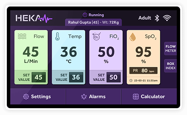 Buy HekaFlo High Flow Nasal Cannula (HFNC) Systems Online - Heka Medicals