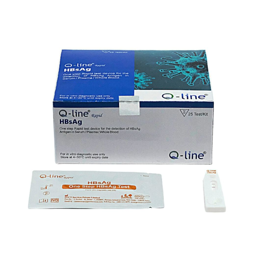 HBsAg Antigen Detection Kit - Hepatitis-B Test Kit - Q-line Biotech ...