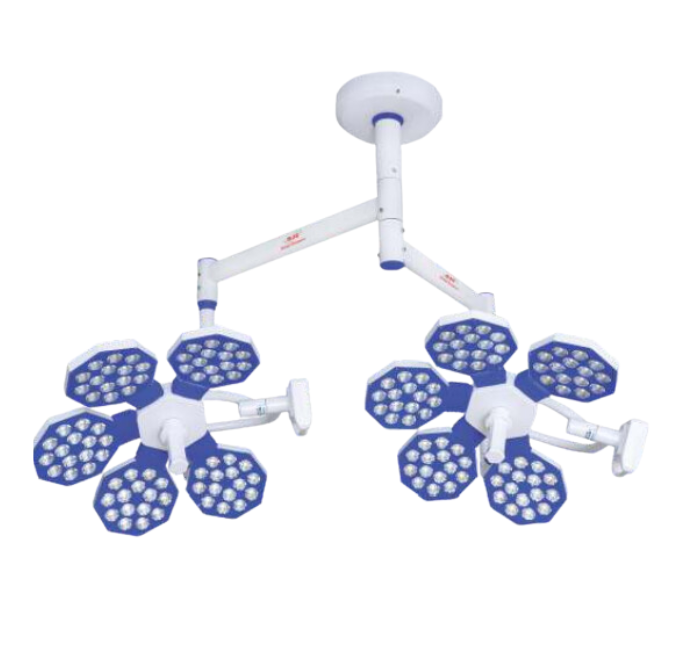 Hex 5+5 Twin - Ceiling Mounted LED Surgical Lights | Balaji Surgical