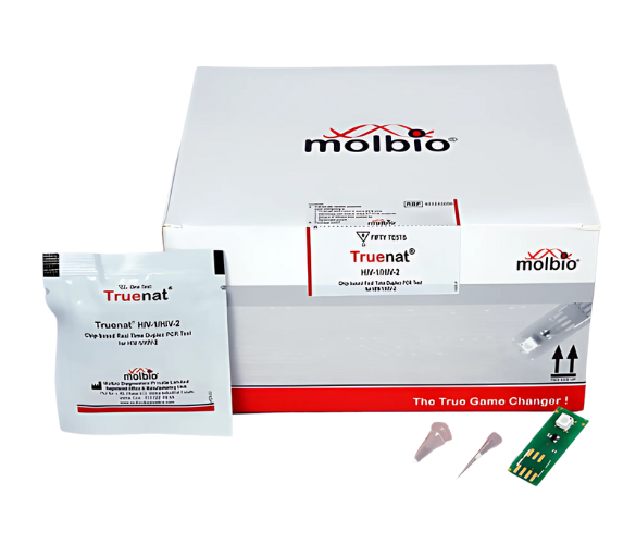 Truenat® HIV-1/HIV-2 Duplex PCR Kit by Molbio Diagnostics
