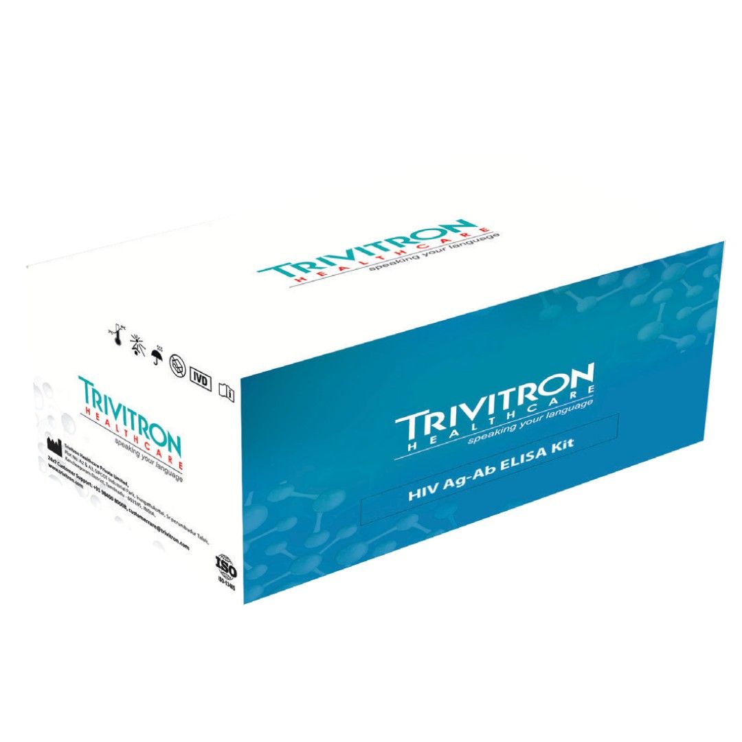 HIV AgAb ELISA Kit - HIV Diagnostic ELISA Test Kits | Trivitron Healthcare