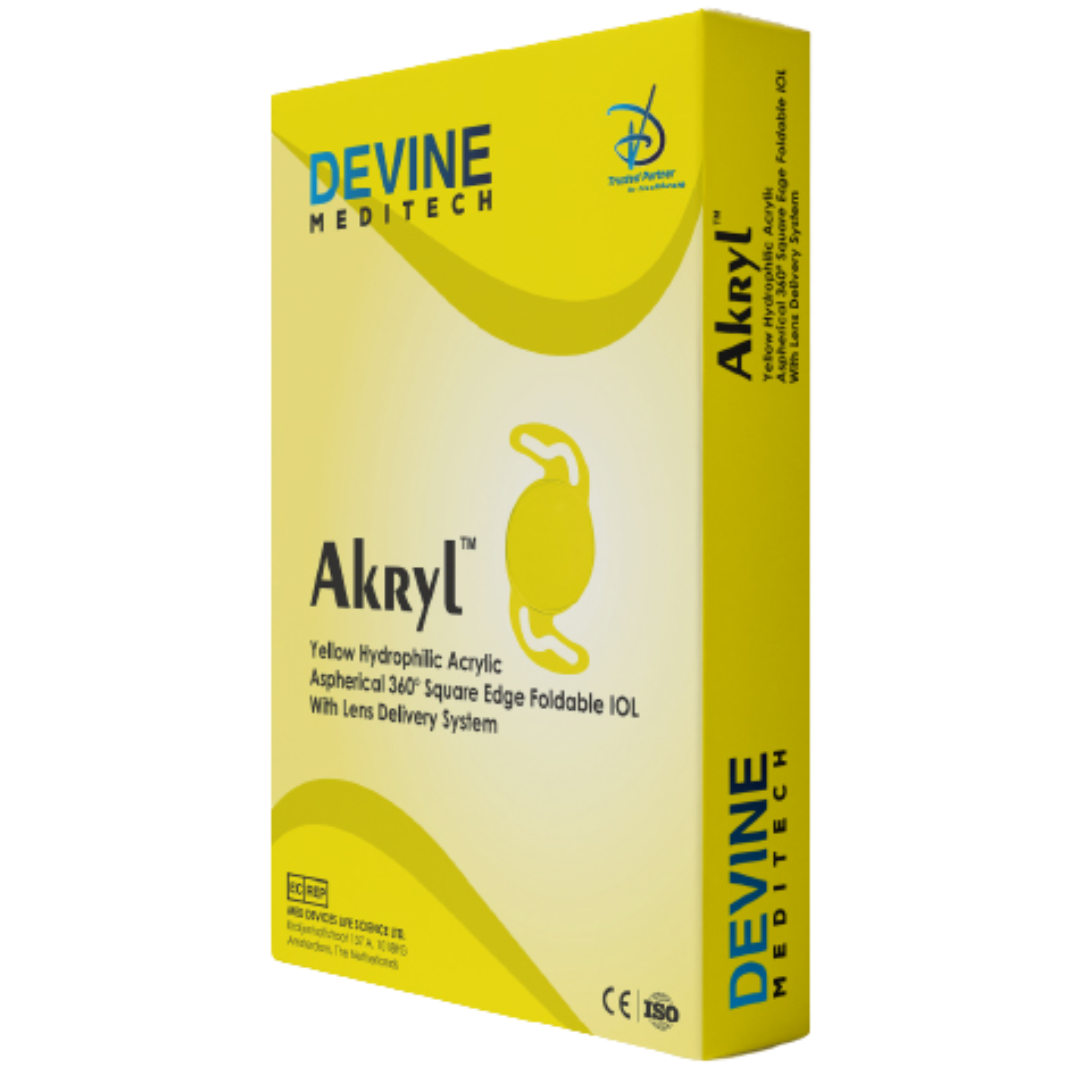 Hydrophilic Yellow Aspheric IOL - Devine Meditech