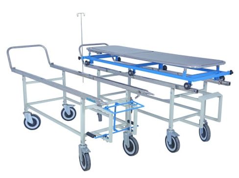 StretchersIHC 1201 - Transfer Trolley System | Indtech Healthcare Pvt. Ltd.